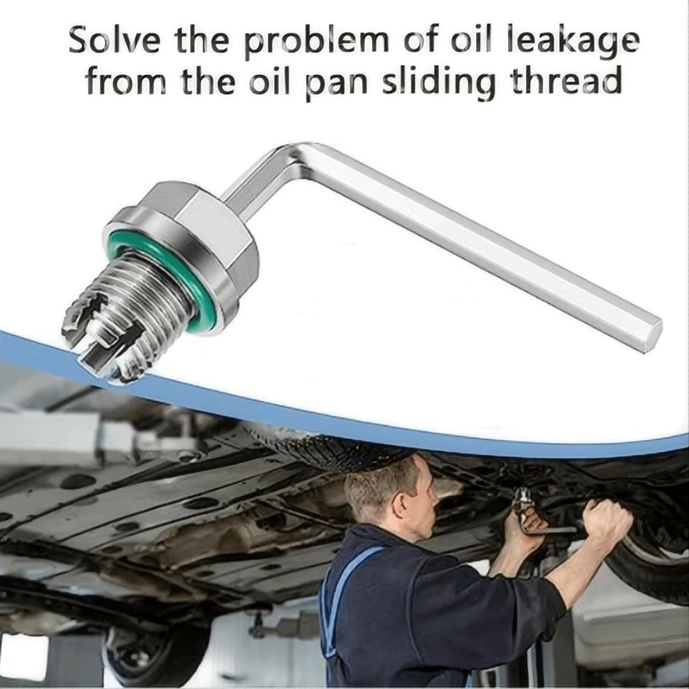 Extra Large Backpack Drain Plug, Stainless Steel Self Tapping Oil Pan ...