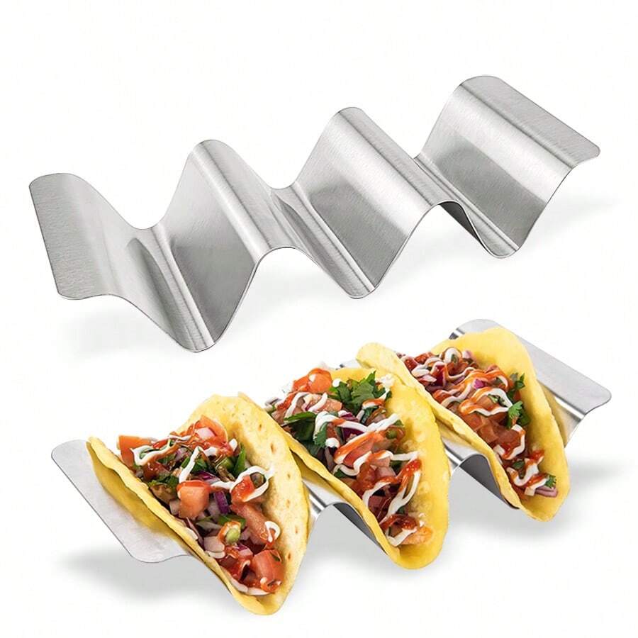 Stainless Steel Mexican Tortilla Taco Holder, Pancake Roll Stand ...