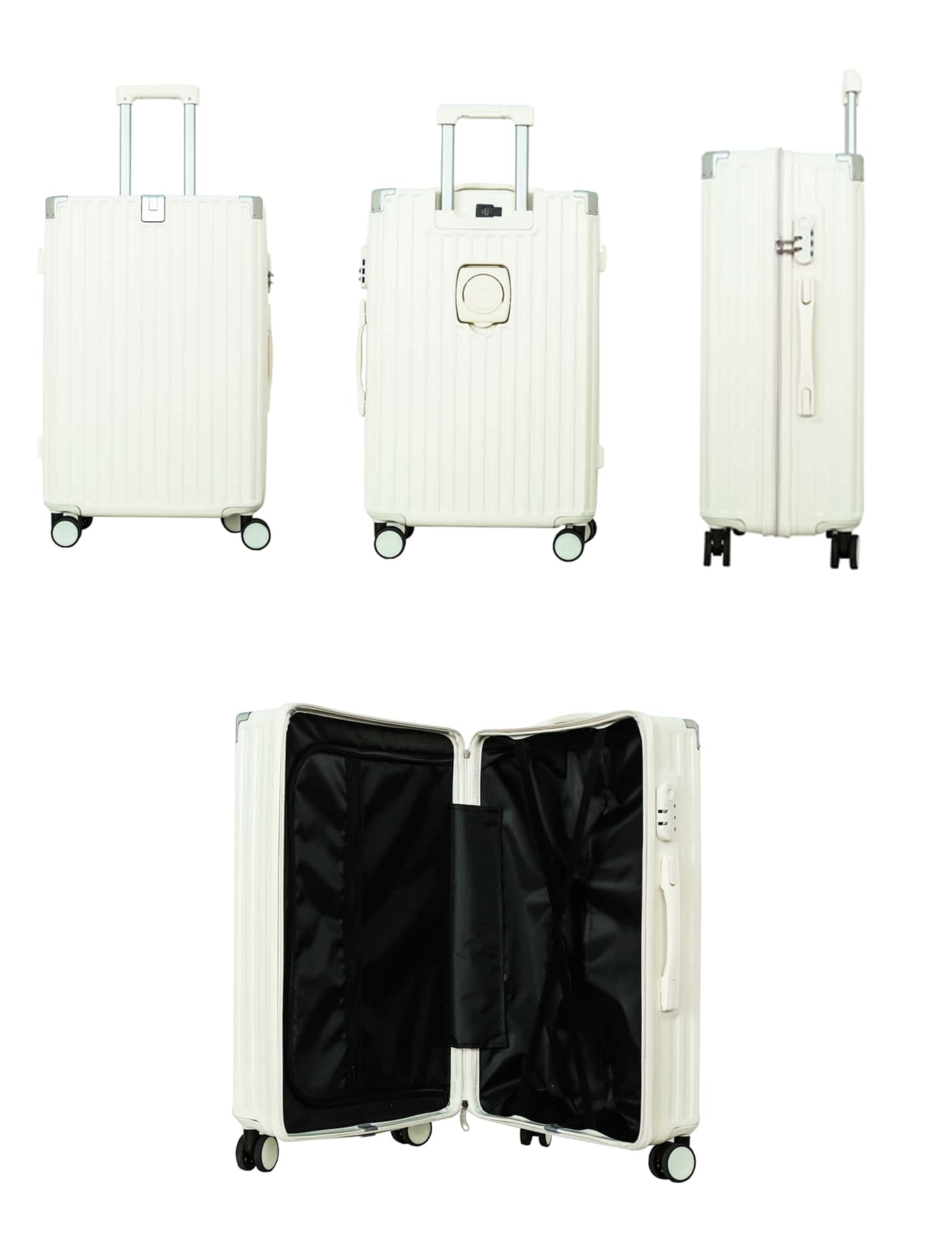 1pc 20''/24''/26'' Carry-On Or Checked Luggage With Cup Holder, Silent ...