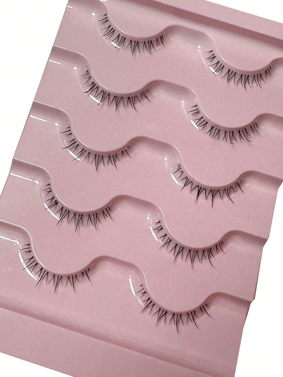 5Pairs Lower Fake Lashes 5-7mm Air Lower Eyelashes Fairy Segmented ...