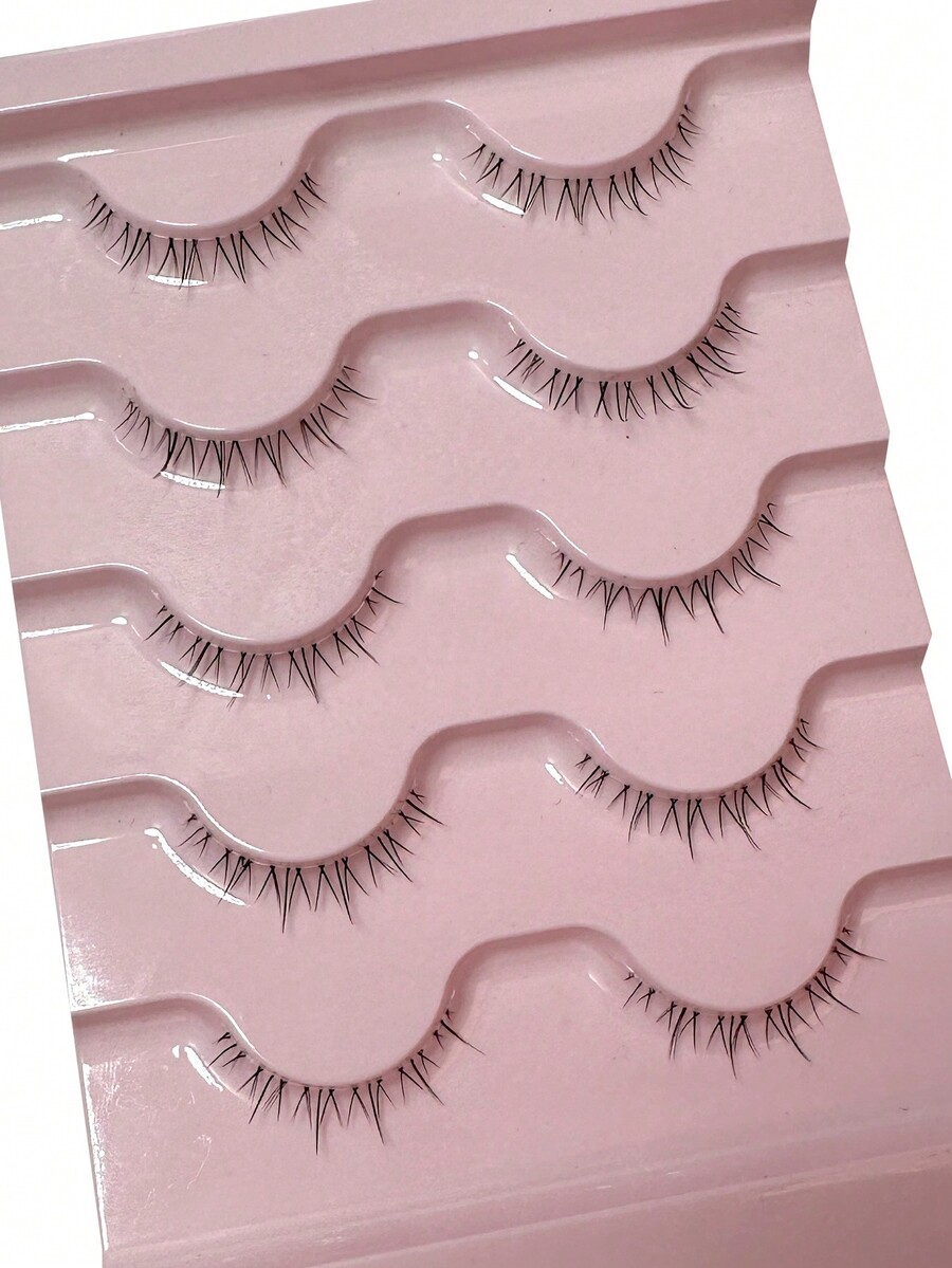 5Pairs Lower Fake Lashes 5-7mm Air Lower Eyelashes Fairy Segmented ...