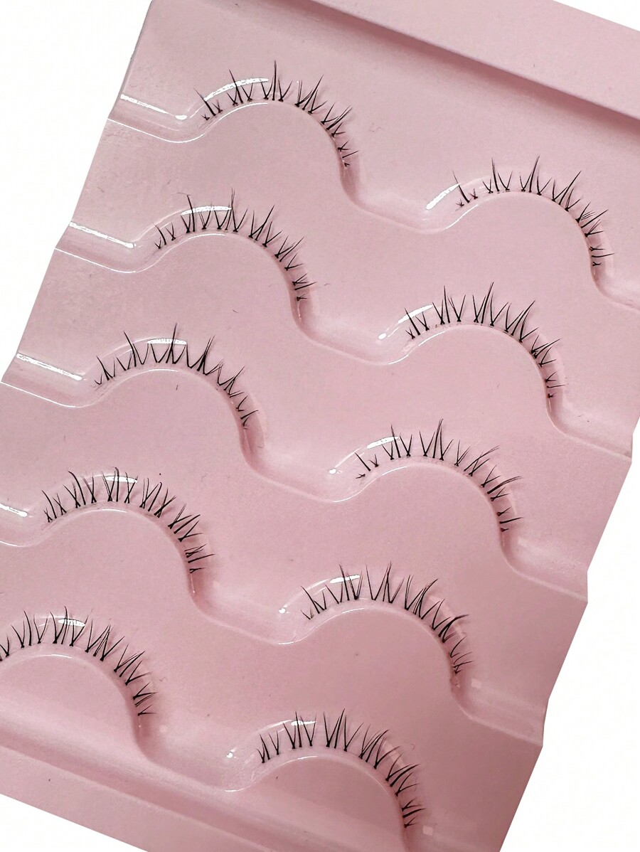 5Pairs Lower Fake Lashes 5-7mm Air Lower Eyelashes Fairy Segmented ...