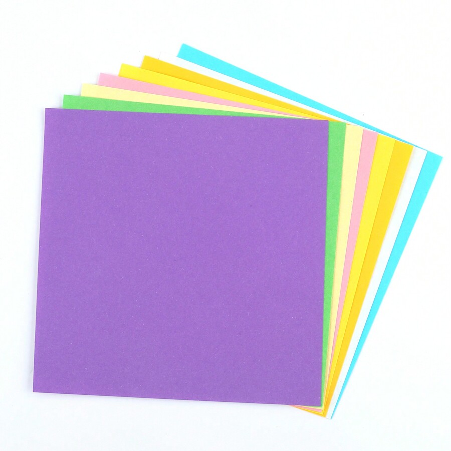200pcs 20 Colors Colored Paper Square Colored Paper Stationery Paper ...