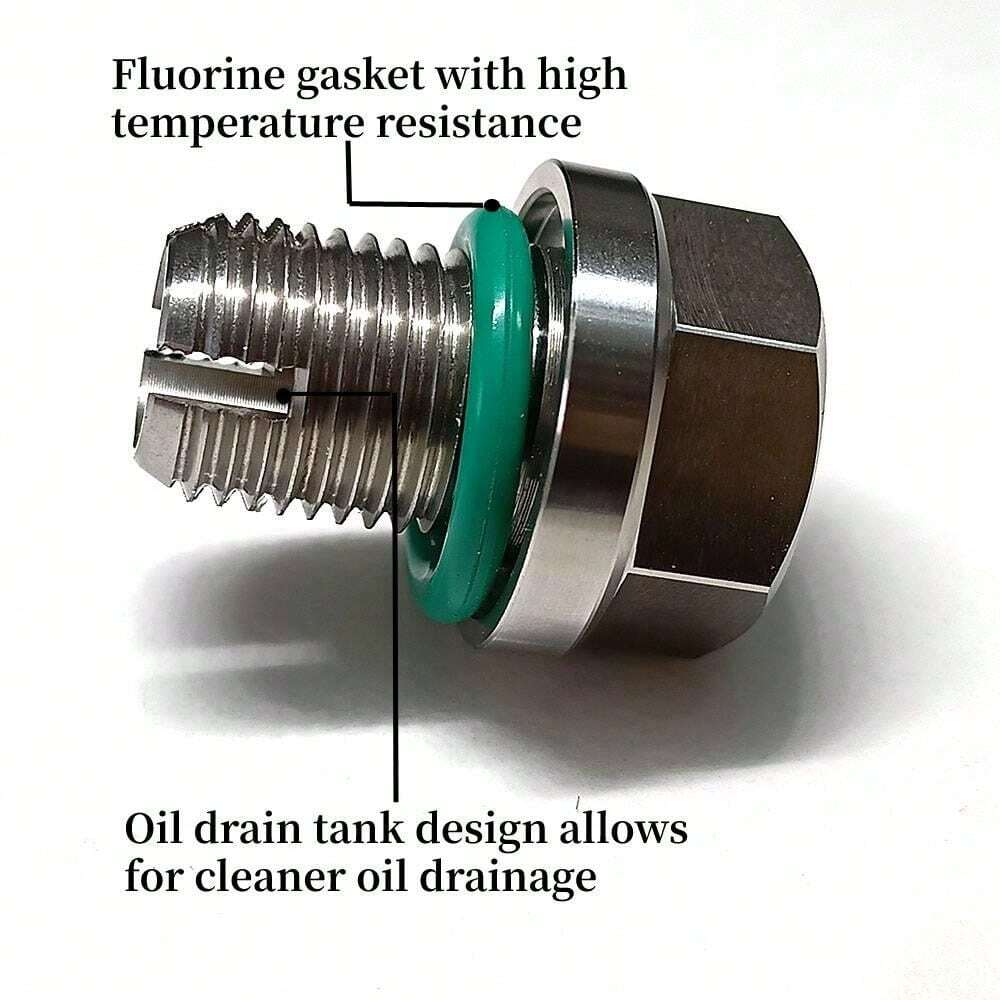 Extra Large Backpack Drain Plug, Stainless Steel Self Tapping Oil Pan ...