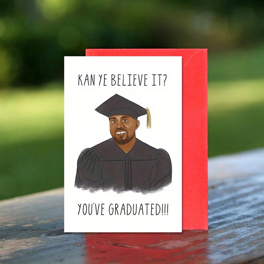 1pc Fun And Creative Graduation Card Graduation Card | Funny Graduation ...