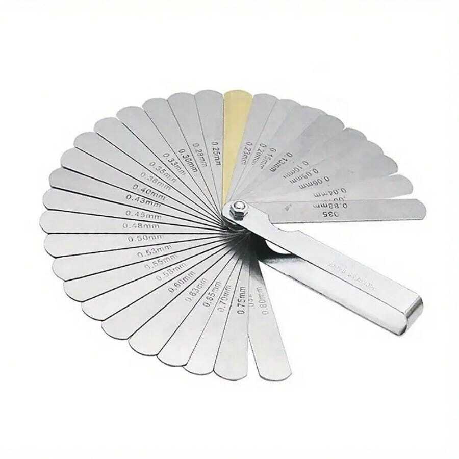 1pc 32 Blades Feeler Gauge Metric Gap Filler 0.04-0.88mm Thickness Gage ...