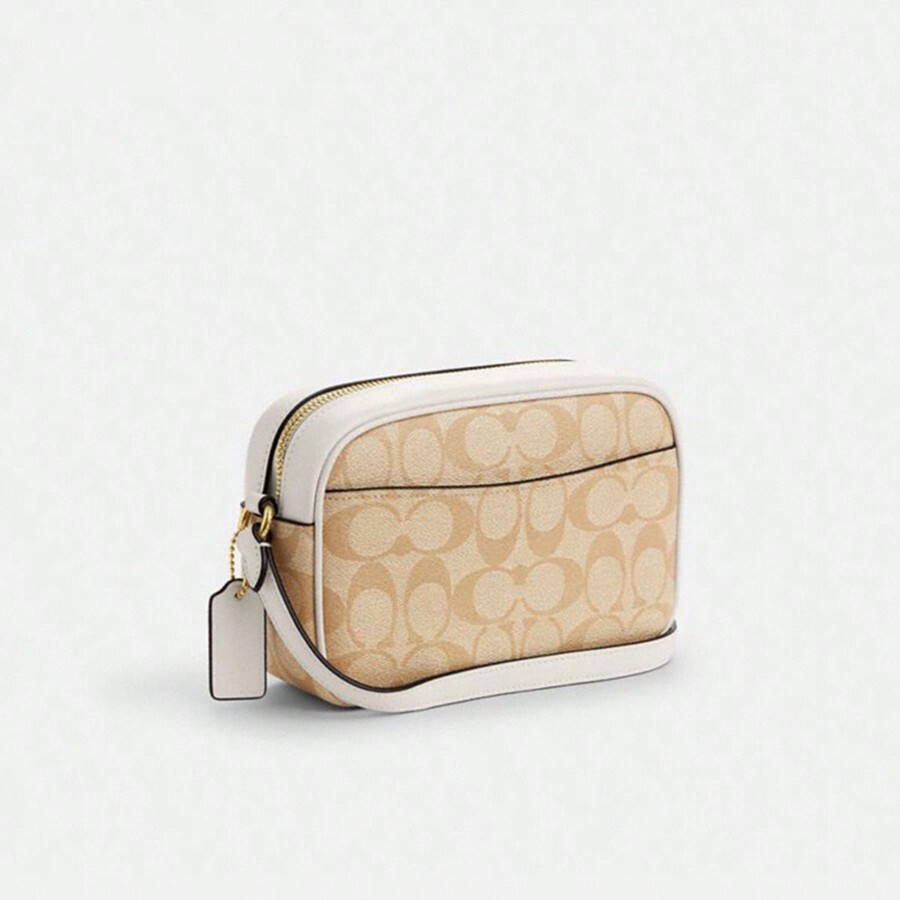 Coach Jamie 21 Women Crossbody Bag Camera Bag In Signature Jacquard ...