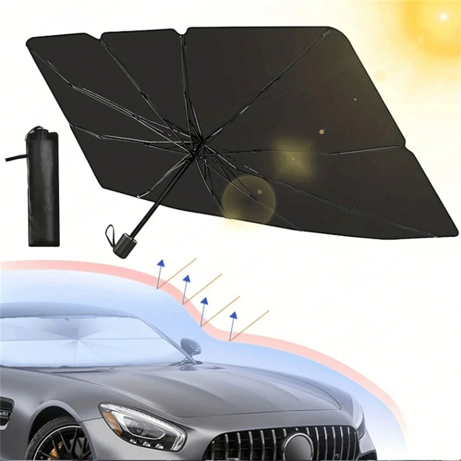1pc Foldable Car Windshield Sun Shade, Durable Sunshade Providing ...