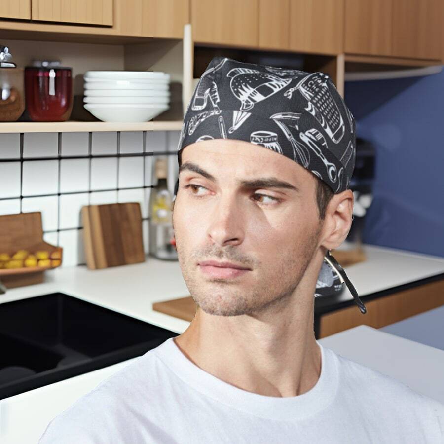1 Pc Adult Chef Hat, Suitable For Both Men And Women, Adjustable And ...