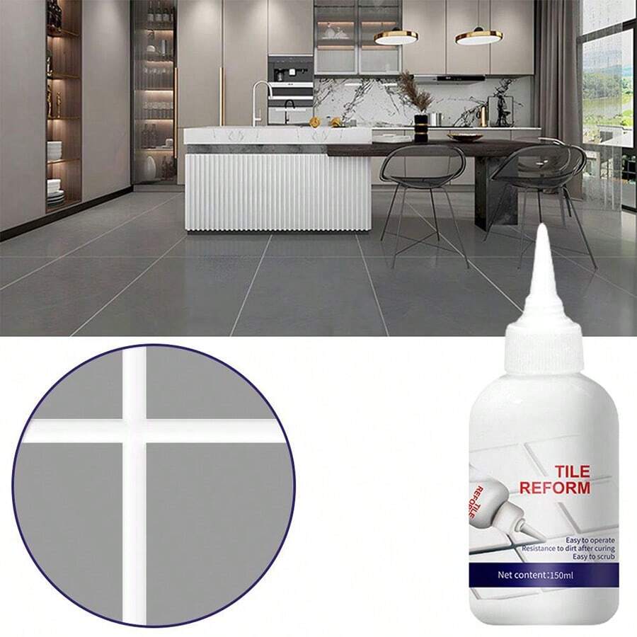 1 Bottle,Waterproof Tile Gap Repair Filler, Home Waterproof Tile Gap ...