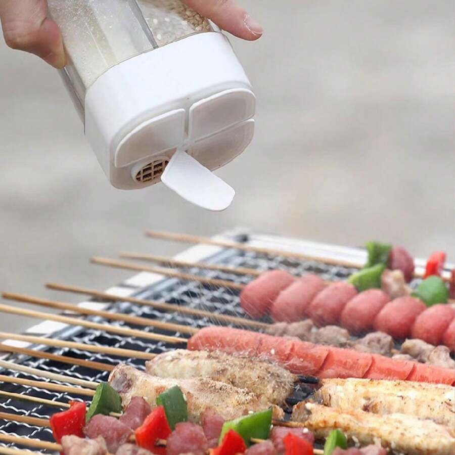 Creative 4-In-1 Seasoning Box, Flip-Top Transparent Spice Jars For ...