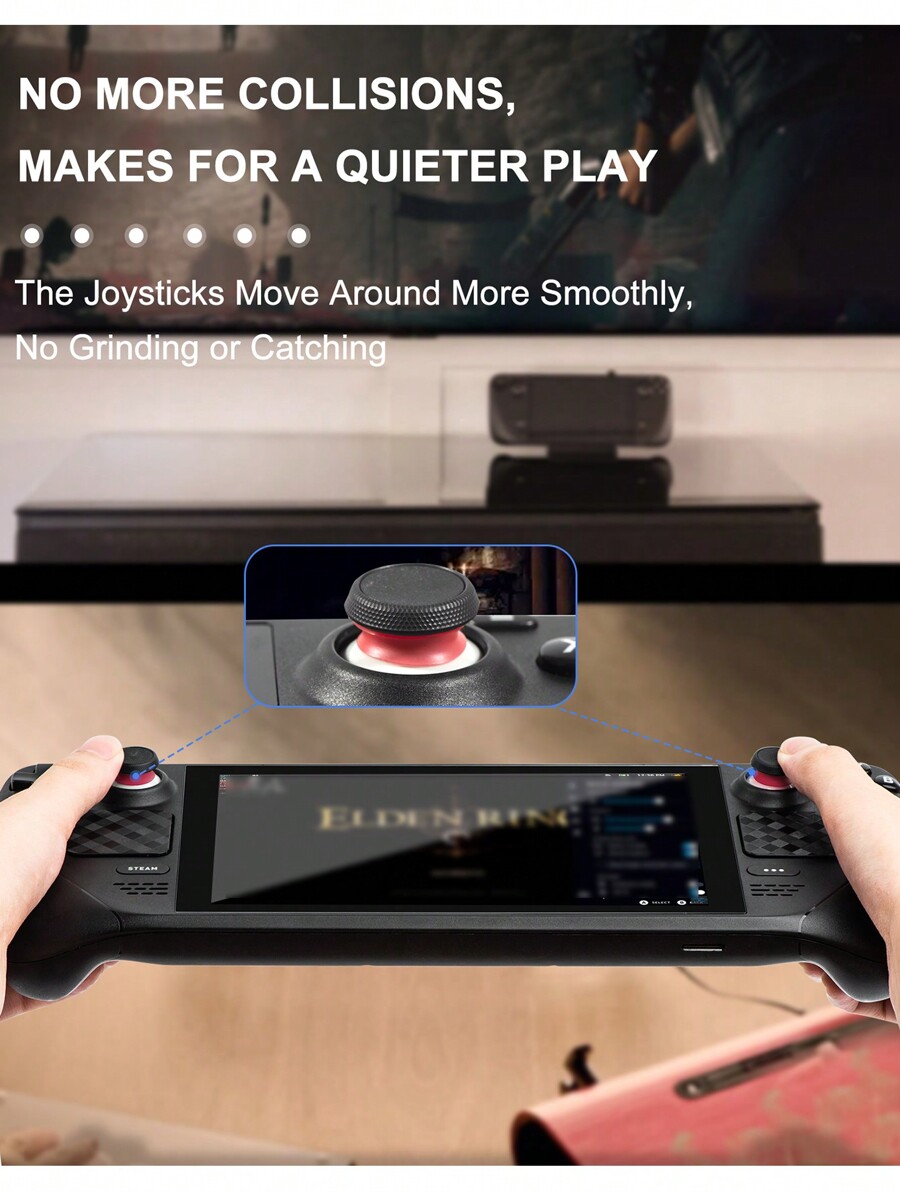 24pcs/Set Silicone Joystick Grip Cover, Compatible With SteamDeck/PS5/PS4/Switch/Xbox, Gamepad ...