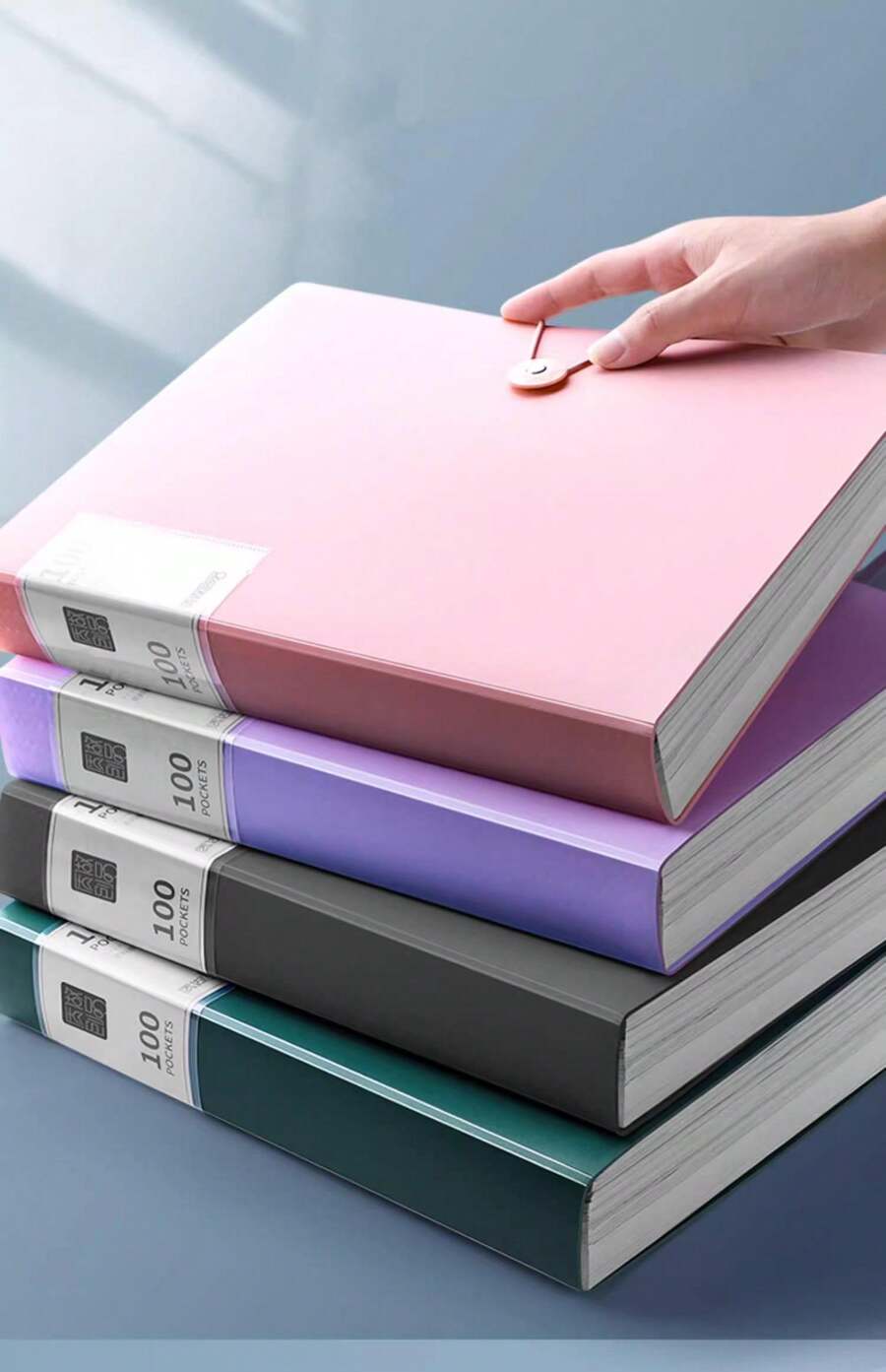 1pc Clear A4 Size Loose-Leaf File Folder For Certificates, Documents ...
