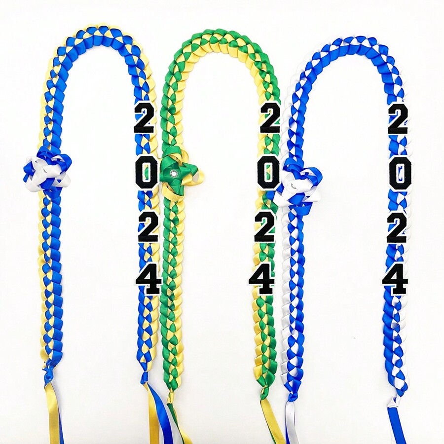 2pcs Unisex Graduation Honor Cords - Brightly-Colored Braided Cord ...