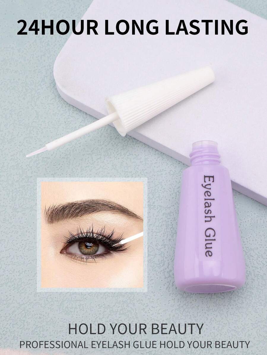 1pc Professional False Eyelash Glue 10ml, Waterproof Super Strong ...