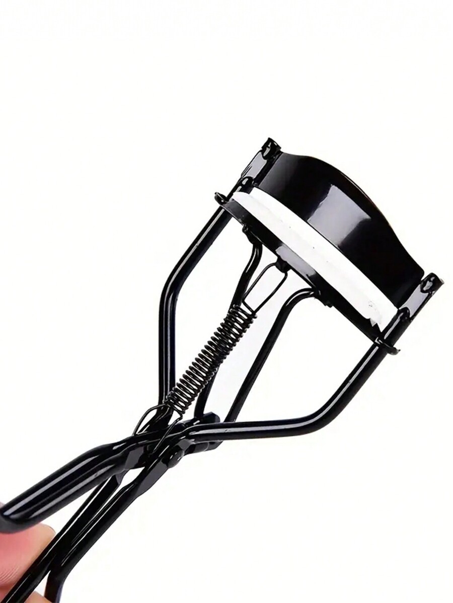 Portable Eyelash Curler With Silicone Pads, 1pc Stainless Steel Comfort ...