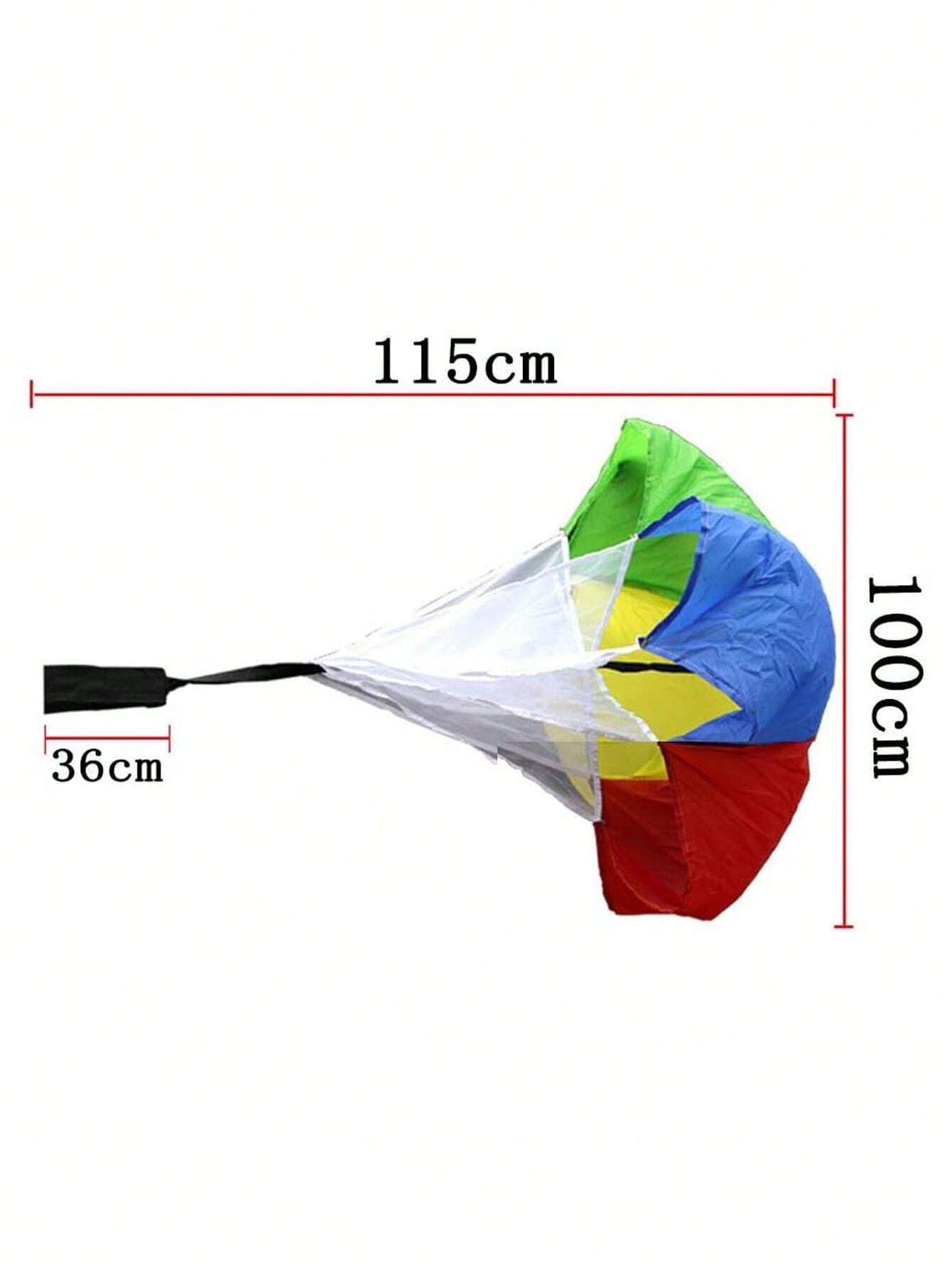 1pc Multi-Color Resistance Parachute - 43-Inch Running Resistance ...