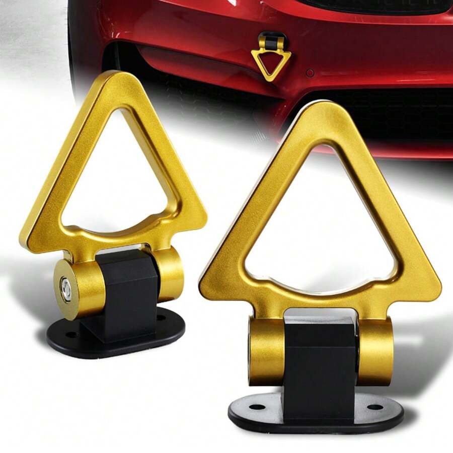 Universal Car SUV Triangle Track Racing Style Tow Hook Look Decoration ...