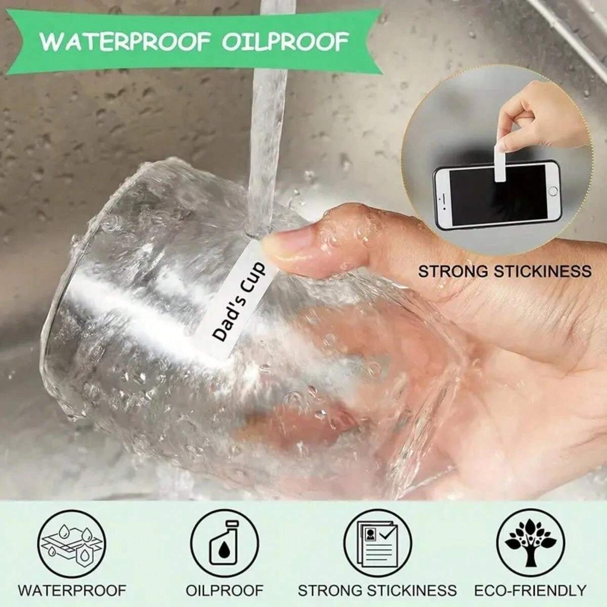 15x30mm Label Sticker Wide Multi-Purpose Label Rolls - 210 Labels Per ...