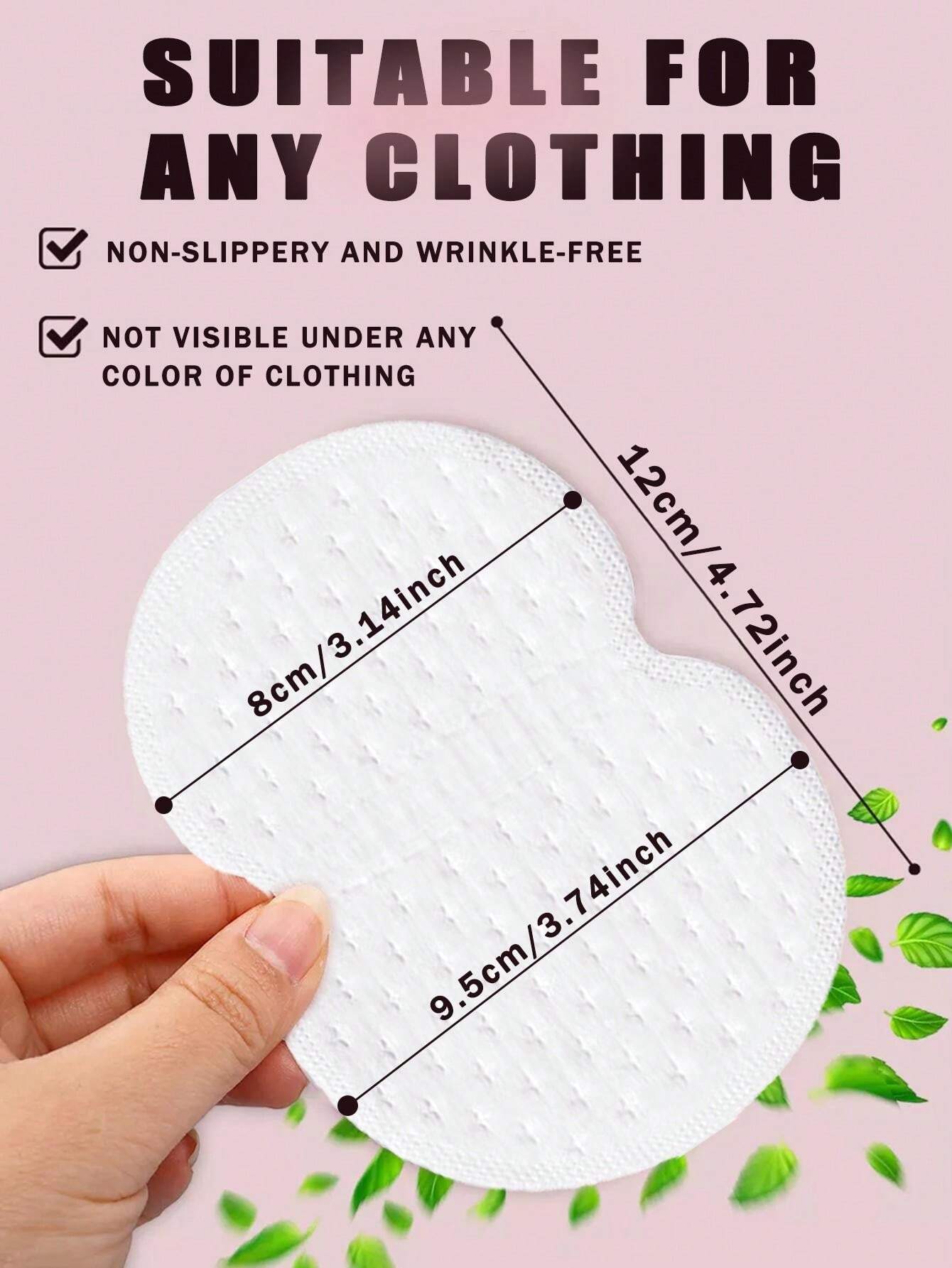 20-Piece Set Of Armpit Sweat-Absorbent Pads, Self-Adhesive Armpit Sweat ...