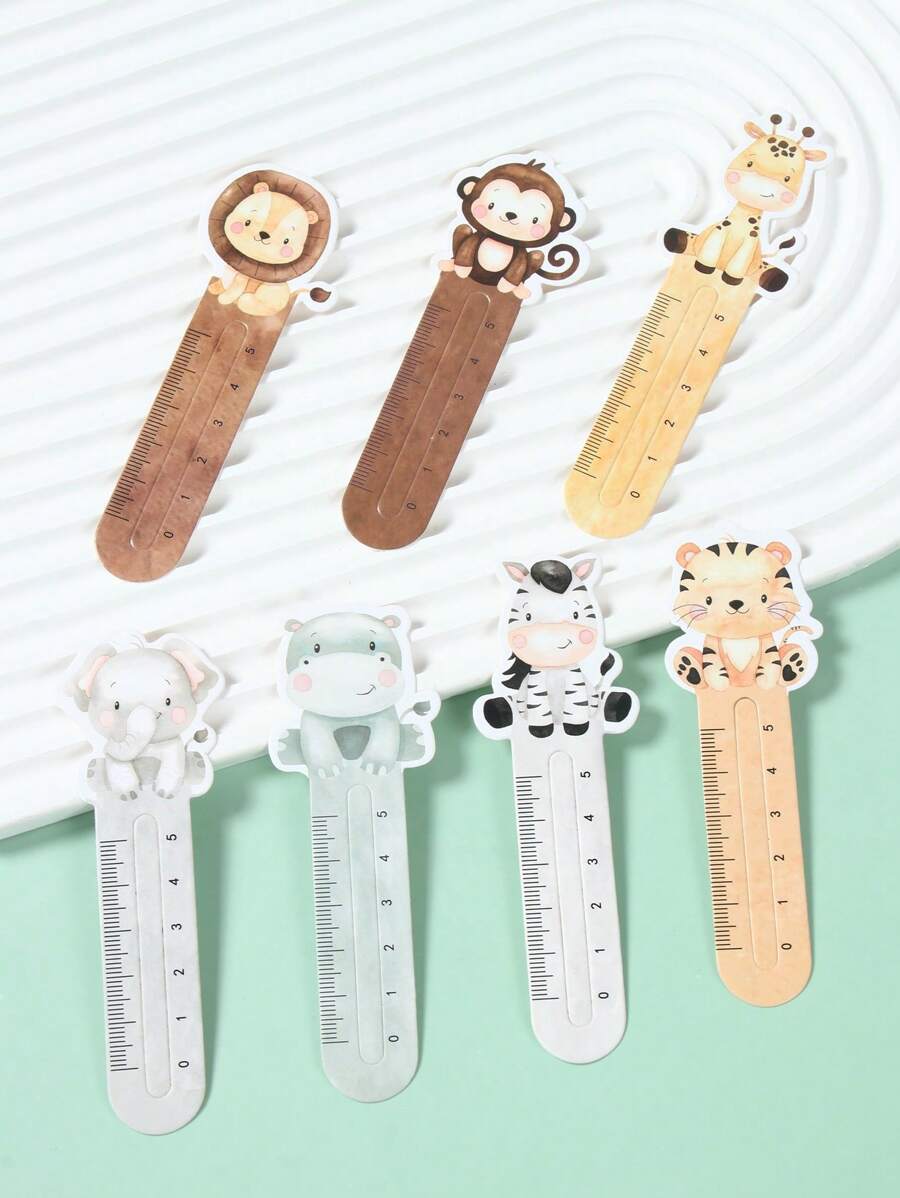 50Sheets/Set Paper Animal Card Label Bookmark Cards, Creative Drawing ...