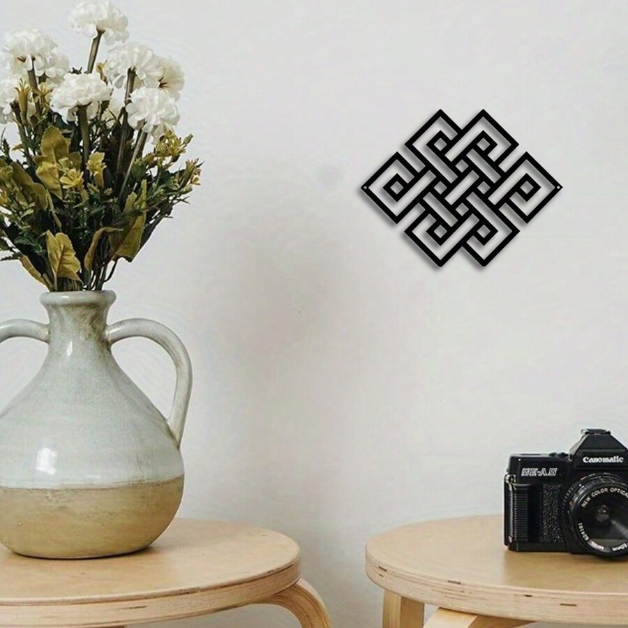 Irish Metal Wall Decor Black Celtic Symbol Wall Art Triple Spiral ...