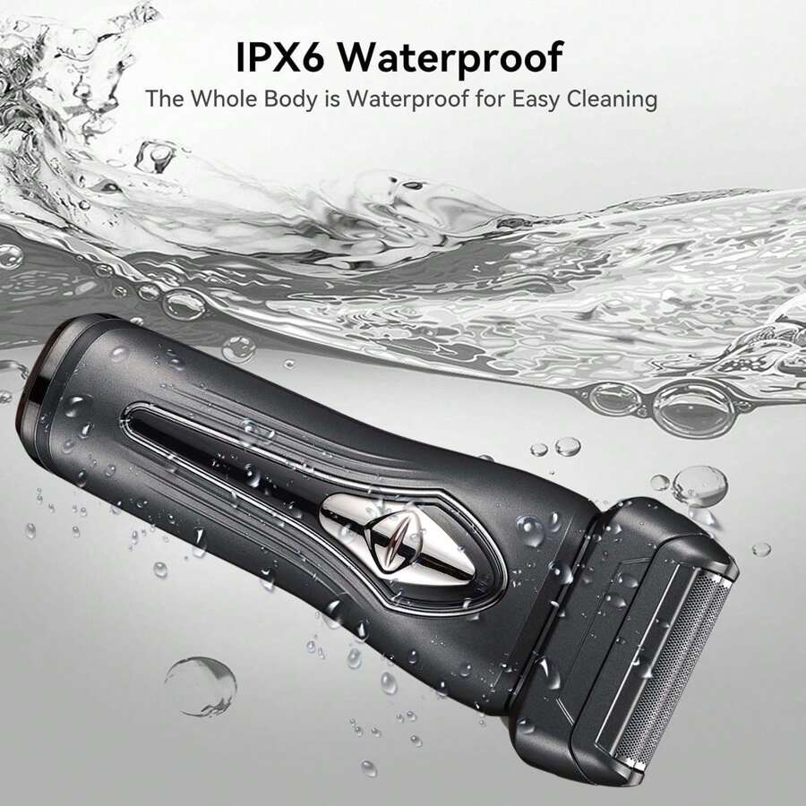 LARGNER Electric Shaver For Men, Rechargeable Electric Razor With 2 ...