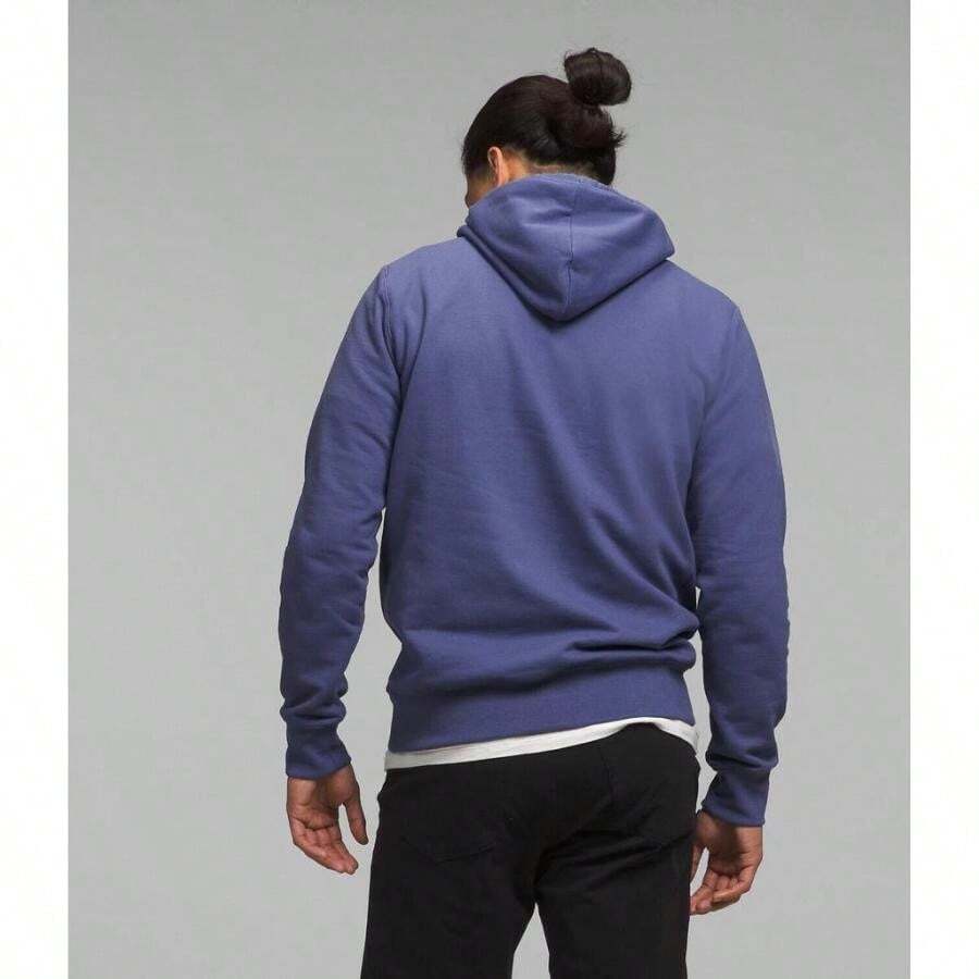 The North Face Heritage Patch NF0A7UNU Men's Cave Blue Pullover Hoodie ...