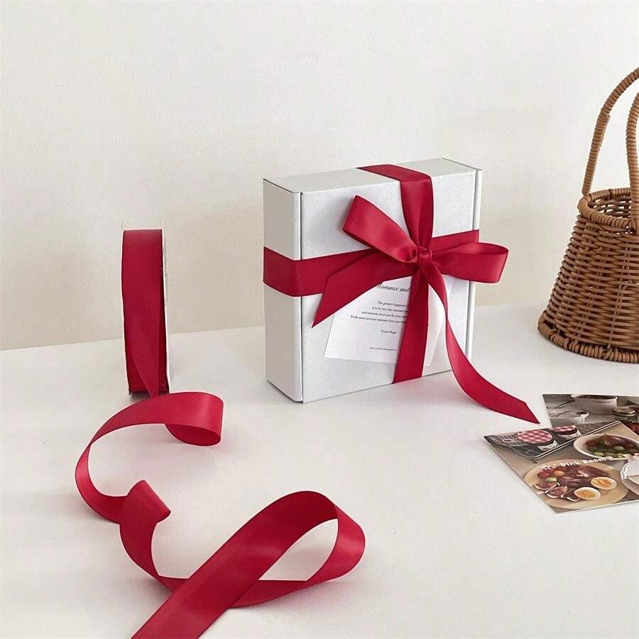 2.5cm Double-Sided Matte Ribbon With Soft Texture, Cute And Lovely ...
