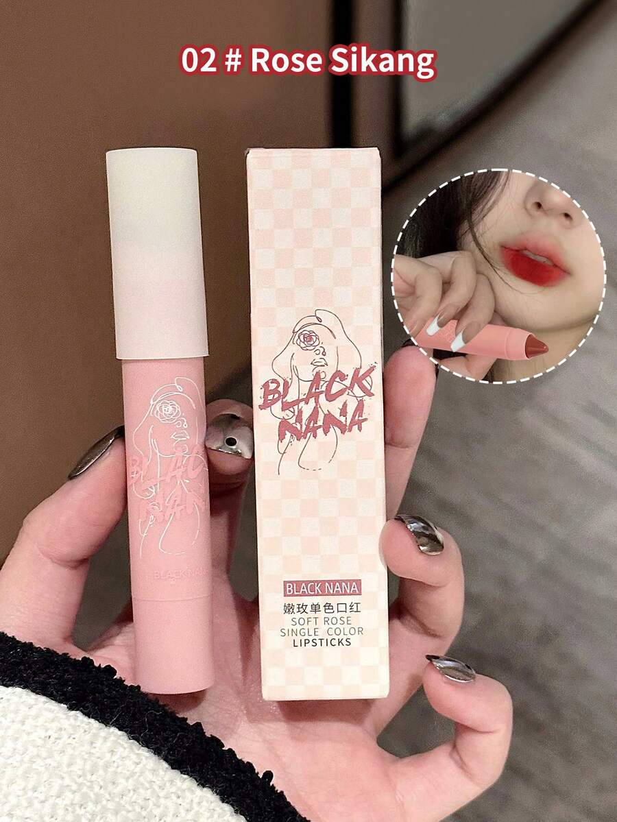 Matte Velvet Lipstick Pen, Long-Lasting And Non-Staining, Shows White ...