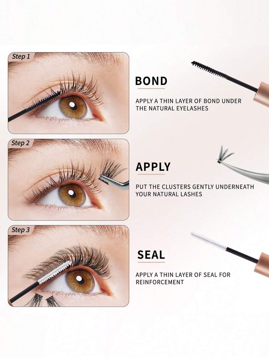 400pcs Lash Clusters Individual Cluster Lash Extensions DIY Multi-Type ...