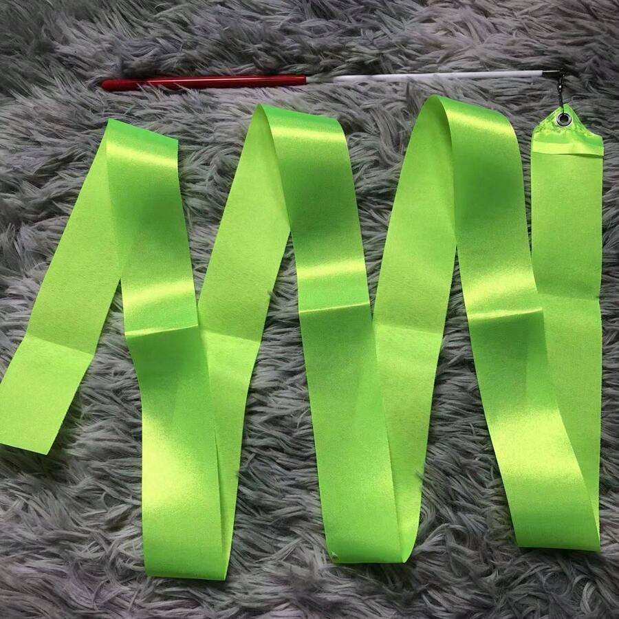 Rhythmic Dance Ribbon Gymnastics Artistic Twirling Ribbon Baton, For ...
