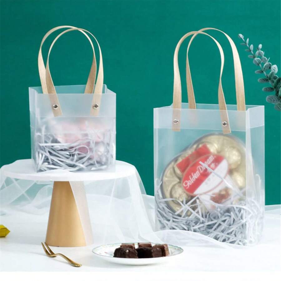 Small Transparent Gift Bag, Handheld Gift Box For Souvenirs, Elegant ...