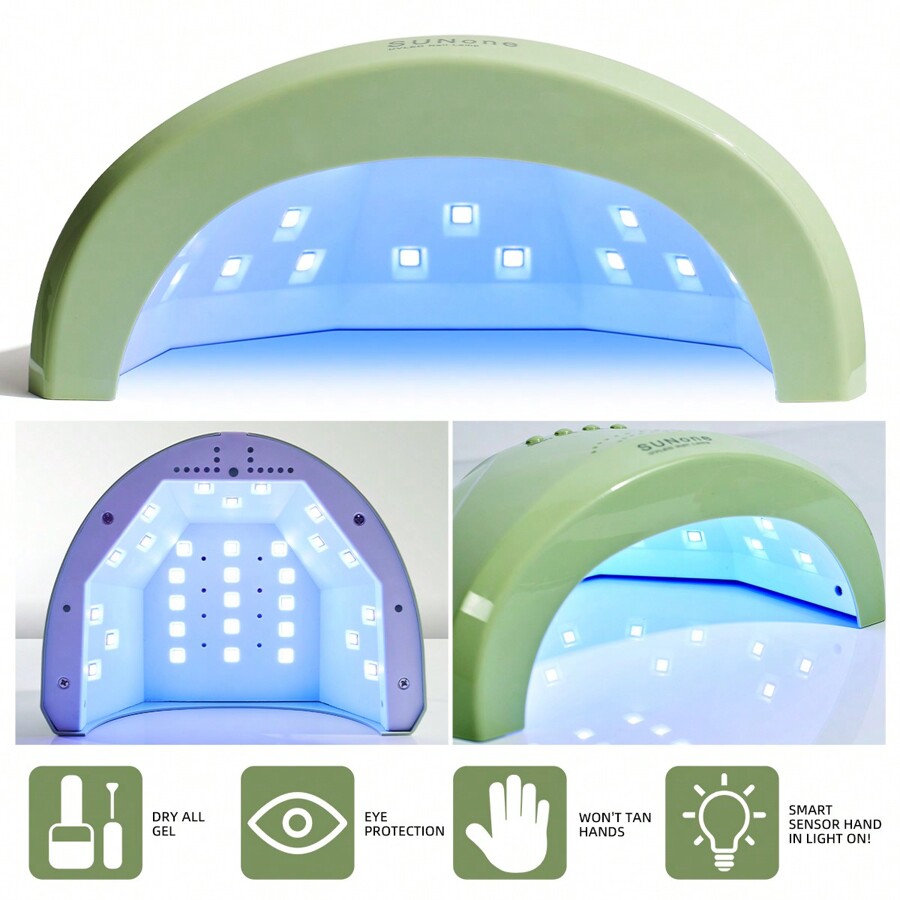 XEIJAYI 1pc Green USB SUNone UV LED Lamp For Nails Professional Gel ...