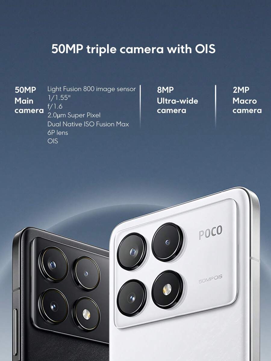 XIAOMI Smartphone POCO F6 Pro 5G version globale 12 Go + 512 Go avec ...