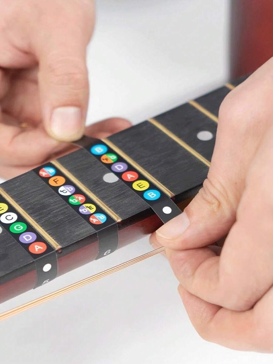Guitar Fretboard Note Stickers, Electric Guitar Beginner Learning Aid ...