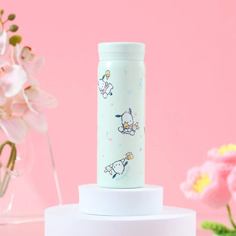 Miniso Miniso Sanrio Characters Pompompurin Cartoon Insulated Stainless Steel Water Bottle, Cute ...