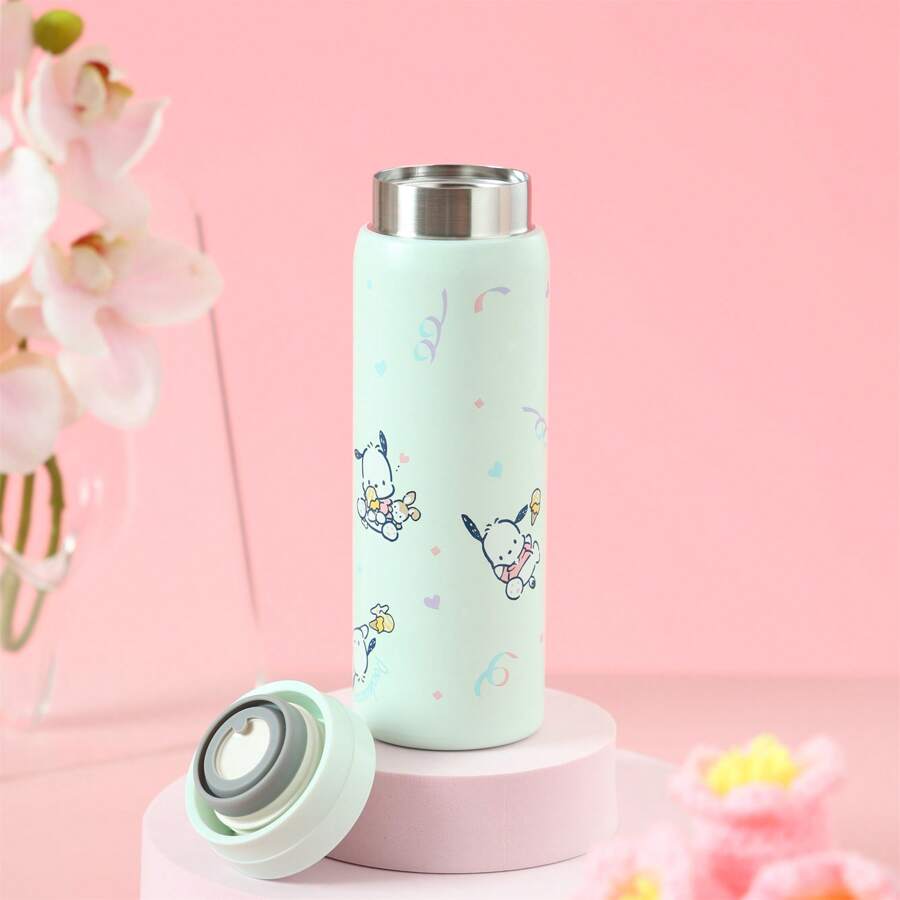 Miniso Miniso Sanrio Characters Pompompurin Cartoon Insulated Stainless Steel Water Bottle, Cute ...