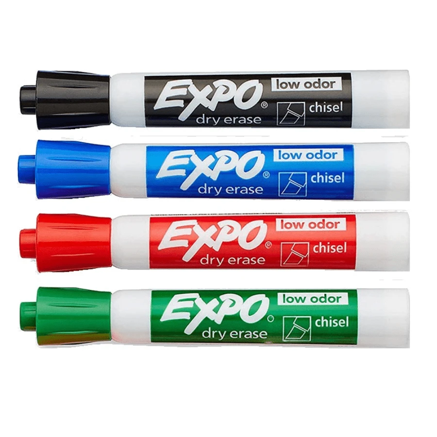 1 Pc Sharpie EXPO Marker Pen Red Blue Black Green 5.0mm Easy To Wipe ...