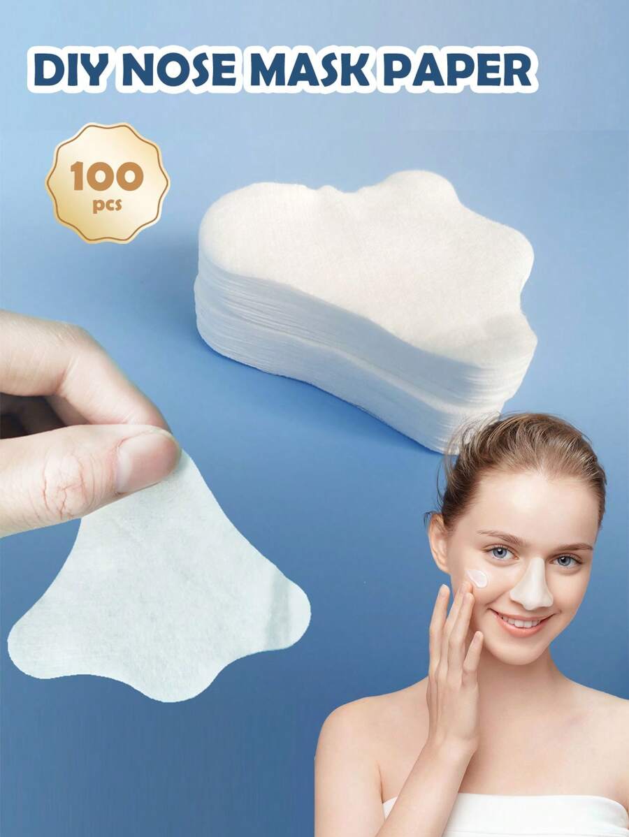 100pcs Ultra-Thin Nasal Film Paper, Disposable Moisturizing Nose Patch ...