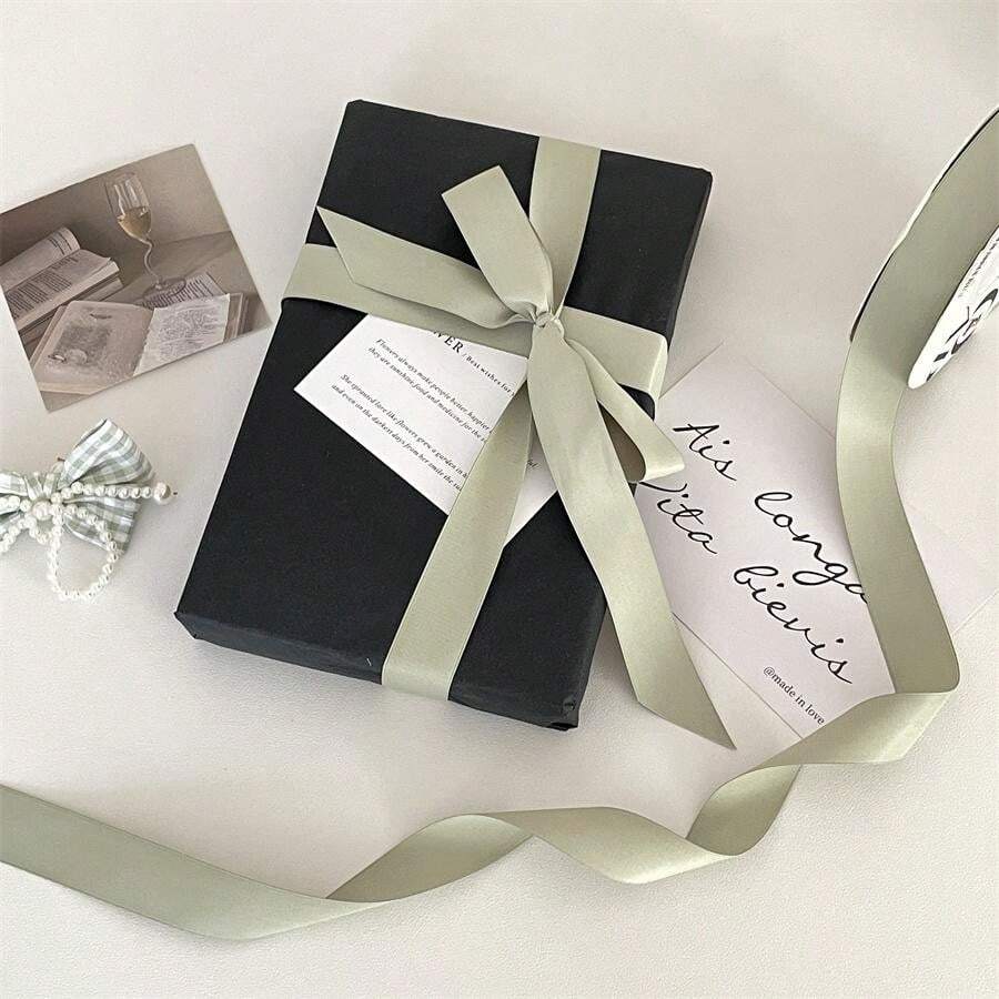 2.5cm Double-Sided Matte Ribbon With Soft Texture, Cute And Lovely ...