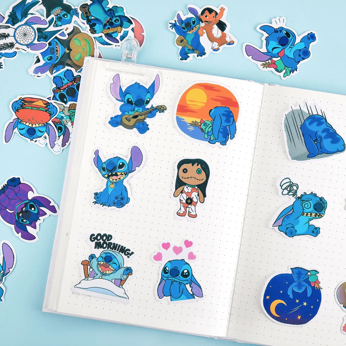 100PCS Stitch Official Authorization Vinyl Waterproof Sticker Gift ...