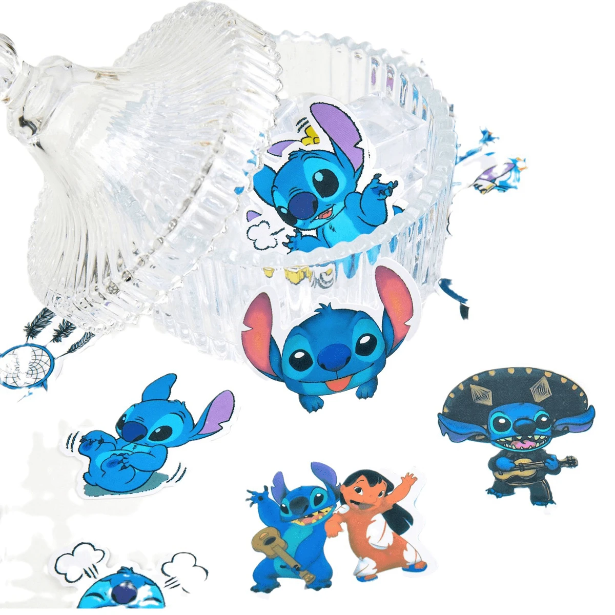 100PCS Stitch Official Authorization Vinyl Waterproof Sticker Gift ...