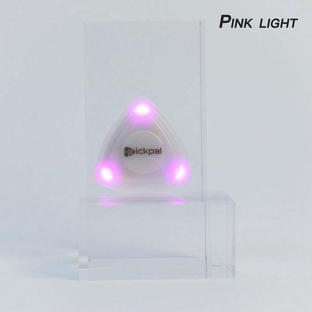 PICKPAL LED Luminous Guitar Pick Wooden Electric Guitar Pick With Three ...