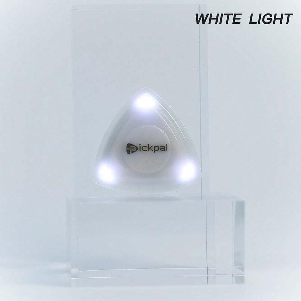 PICKPAL LED Luminous Guitar Pick Wooden Electric Guitar Pick With Three ...