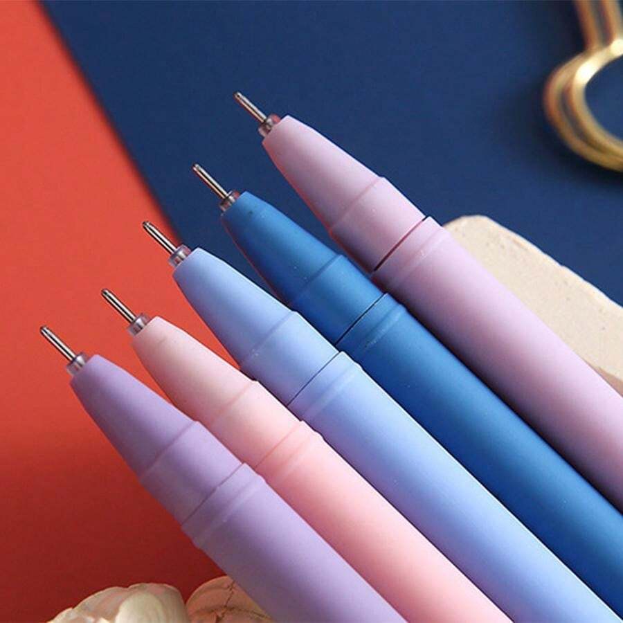 Boxed Set Of 6 Black Neutral Pens, High Capacity Quick-Drying Carbon ...