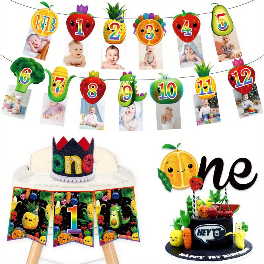 Fruit Themed Birthday Party Decorations, Dancing Fruit Birthday ...