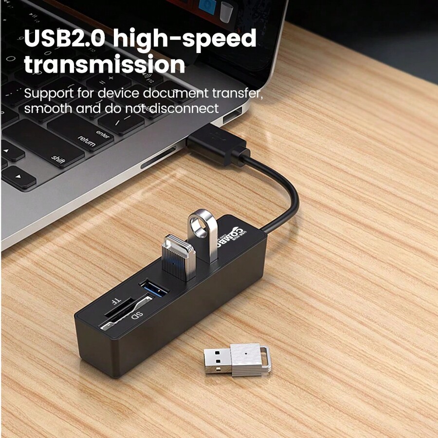 USB Hub Hub USB Adapter Multi Ports Use Power Adapter Extensor USB 2.0 ...