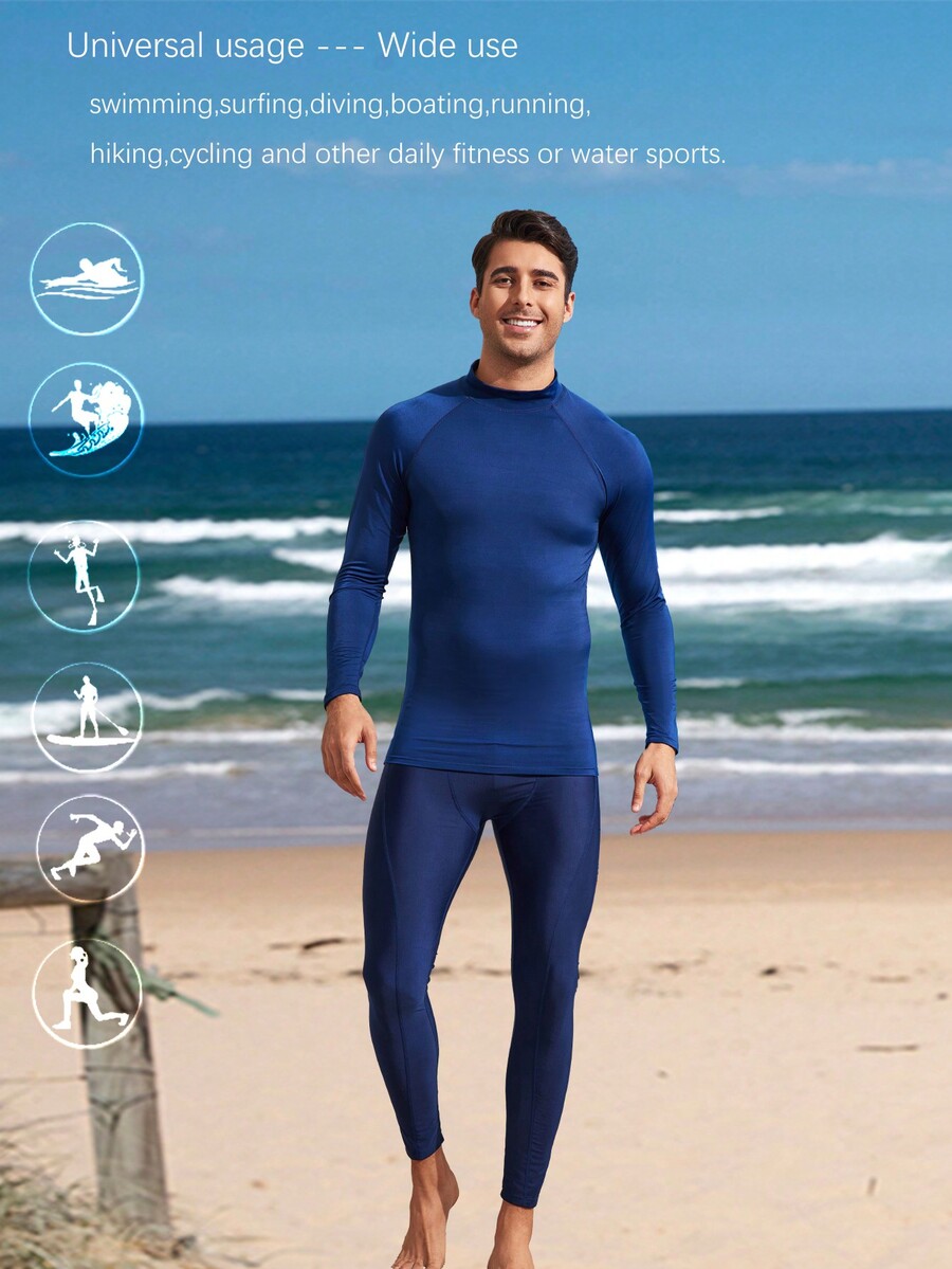 Boyfriend Style Men's High Elasticity Quick-Drying Smooth Compression ...