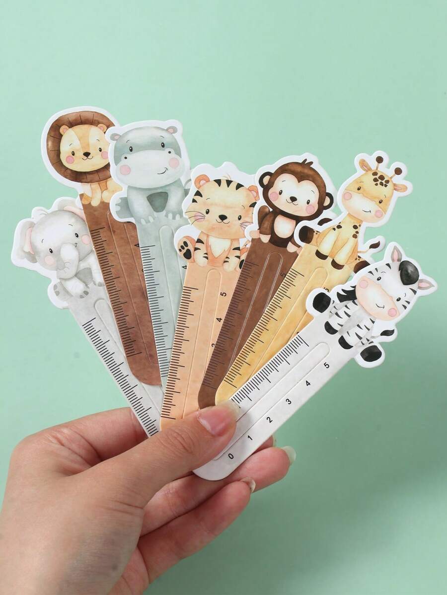 Conjunto de 50 hojas de tarjetas de animales, etiquetas de libros ...